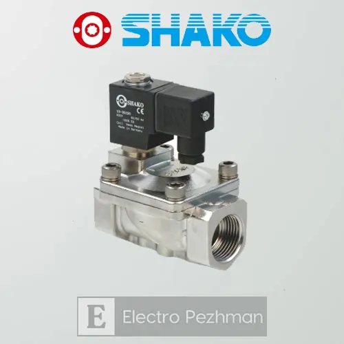 شیر برقی استیل شاکو - SHAKO solenoid valve stainless steel